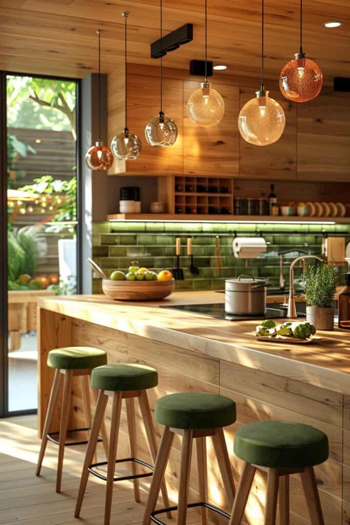 15 Green and Wood Kitchen Design Tips – Green Snooze