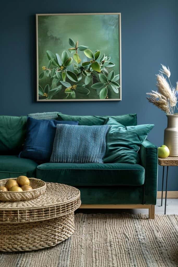 20 Tips for a Blue and Green Living Room – Green Snooze