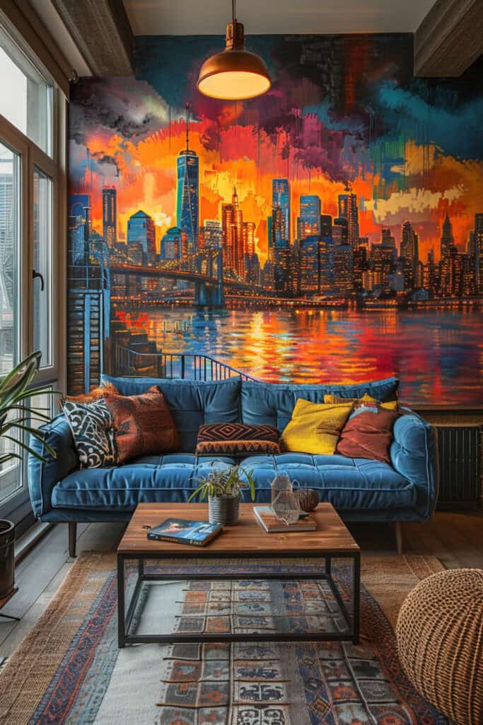 20 Inspiring Interior Wall Mural Ideas – Green Snooze